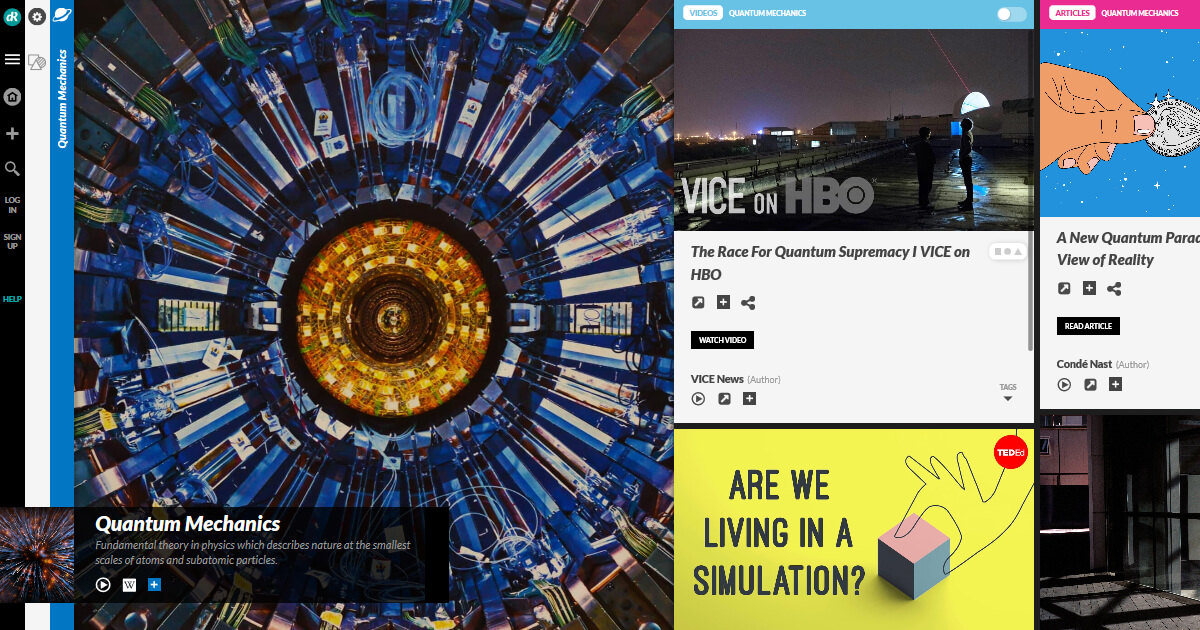 Quantum mechanics World (Curated content) - Discovereel